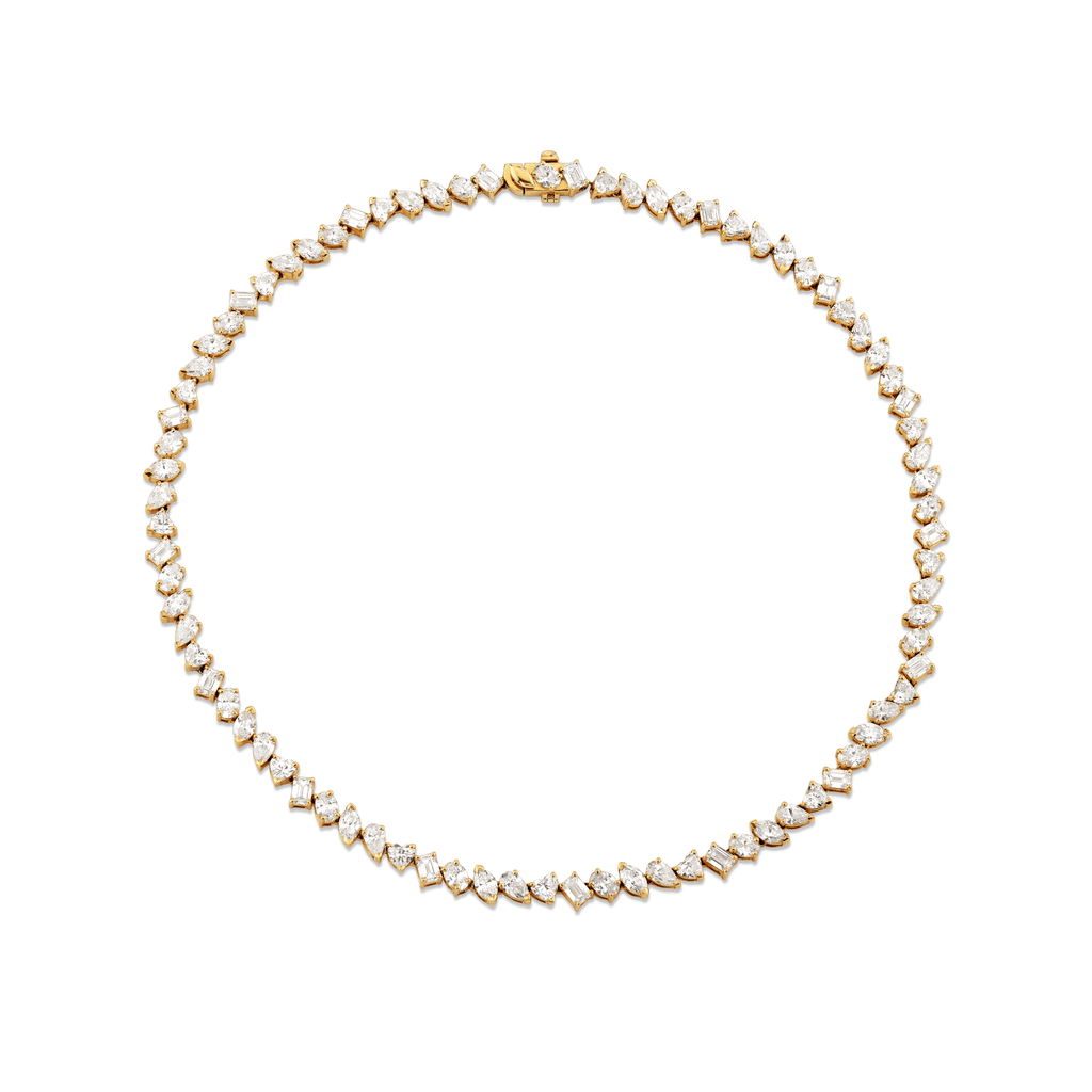 Fortuna Diamond Tennis Necklace – Logan Hollowell